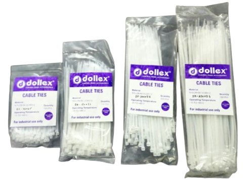 Cable Ties / Zip Ties - Nylon - DOLLEX Brand