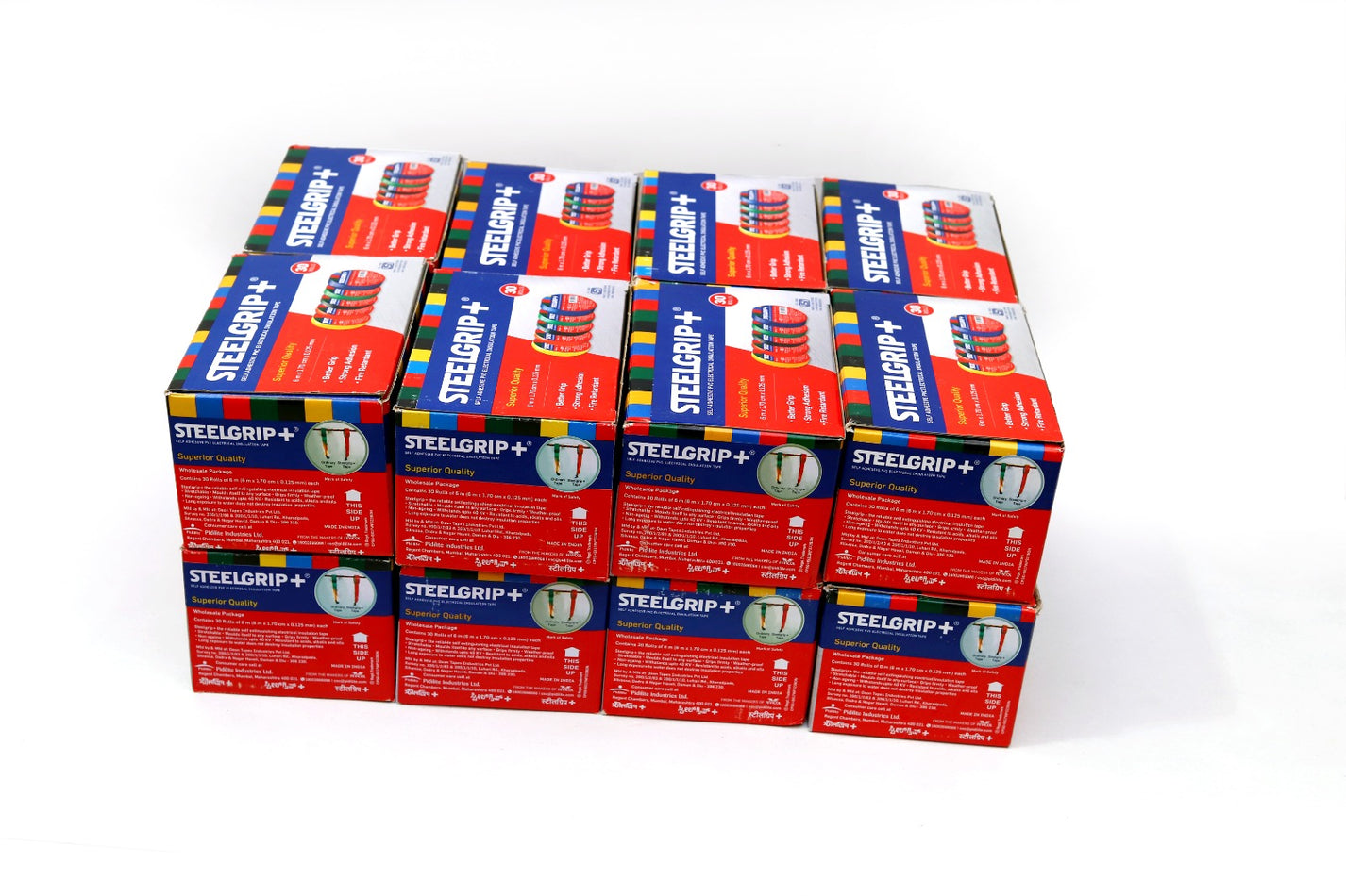 SteelGrip Self Adhesive PVC electrical Insulation Tape - Pidilite