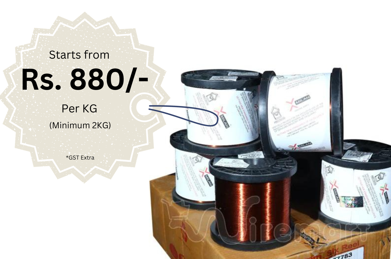 Milan Copper Winding Wire Super (Price Per KG) - Best Price